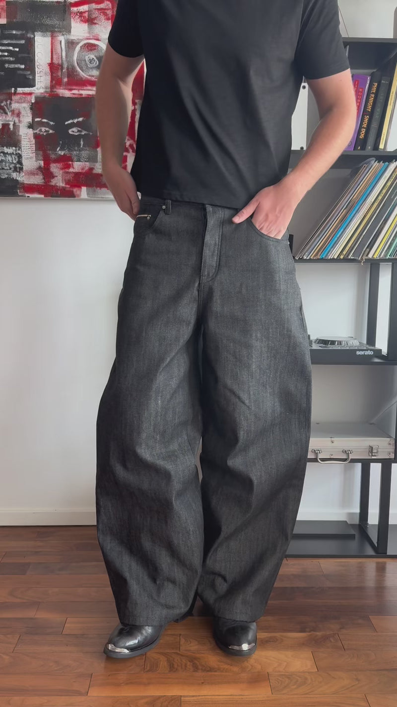 RAW BLACK JAPANESE DENIM JEANS